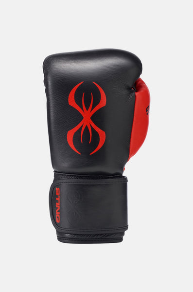 Evolution Velcro Boxing Gloves - Black/Red – STING UK