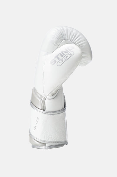 Viper X Sparring Gloves - White/Silver – STING UK